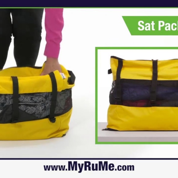 RuMe | Bags | Yellow Sat Pack Travel Bag Rume | Poshmark